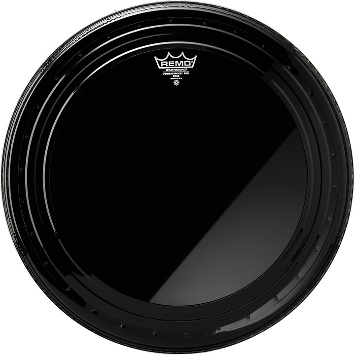 Remo Powerstroke Pro Bass Drumhead Ebony 22 in. | Guitar Center