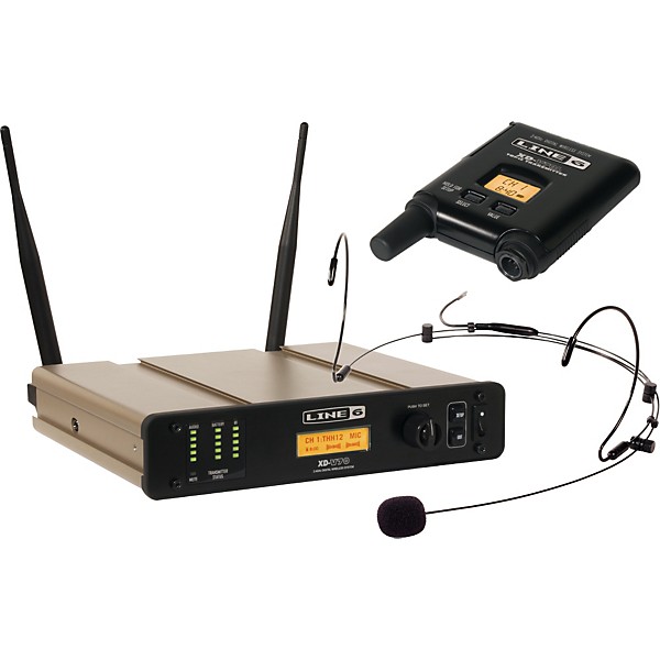 Line 6 XD-V70HS 12 Channel Headset Digital Wireless System Rack ...