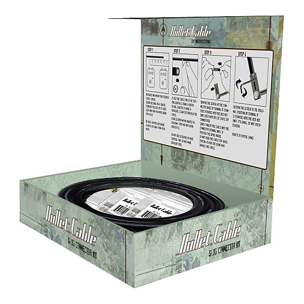 Bullet Cable SLUG Connector Pedal Board Kit Angle 10 ft. | Guitar Center