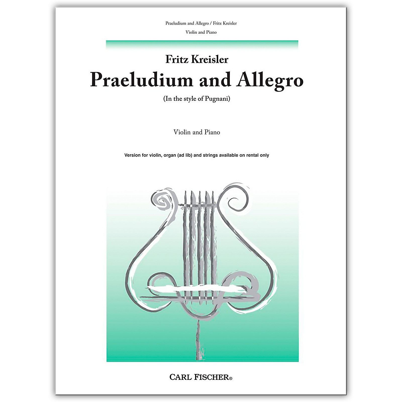 Carl Fischer Praeludium and Allegro | Guitar Center