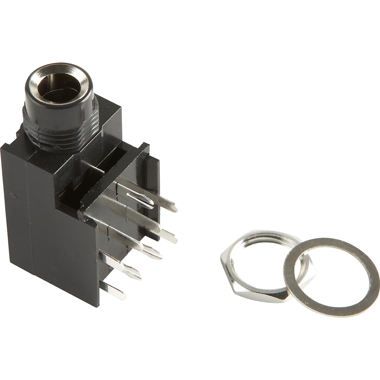 Fender 1/4" chrome Amp Jack - Stereo | Guitar Center