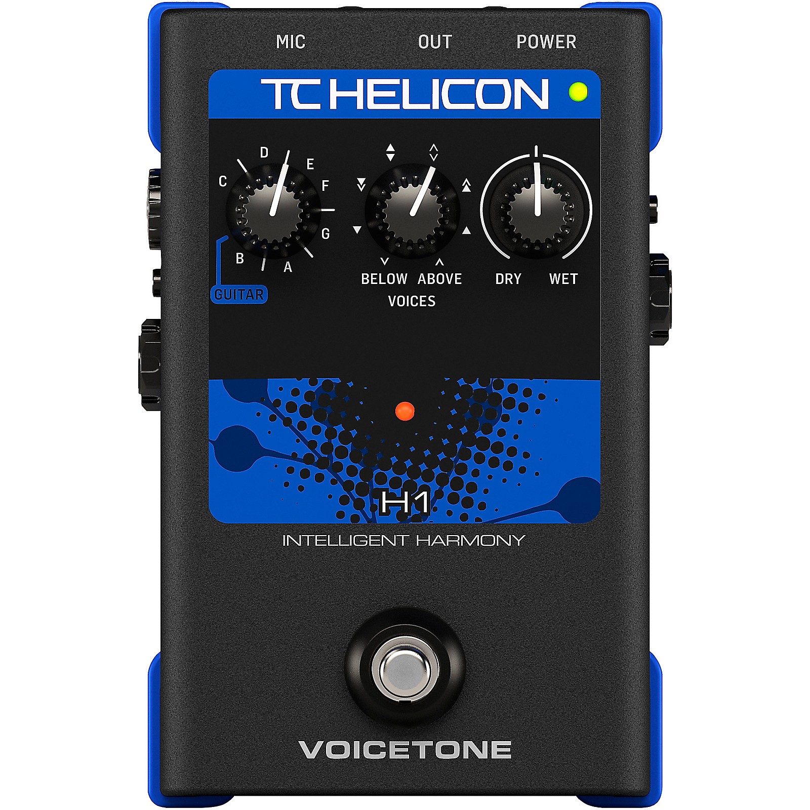 TC Helicon VoiceTone Single H1 Intelligent Harmony Effects Pedal ...