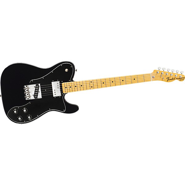 Fender American Vintage '72 Telecaster Custom Electric Guitar Black ...