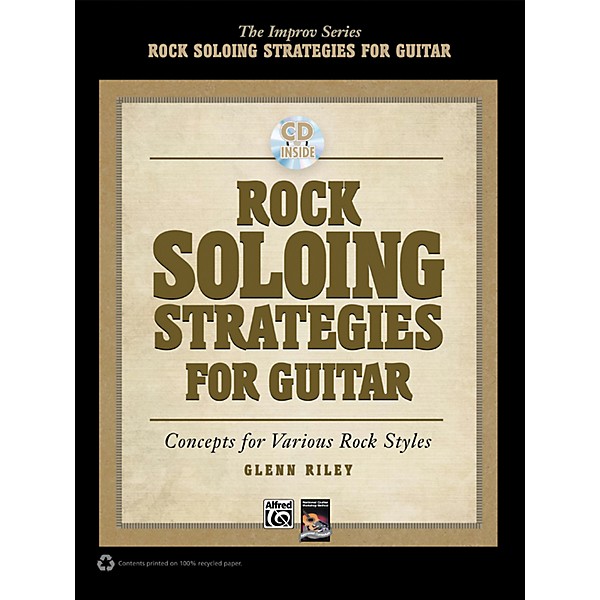 Alfred Rock Soloing Strategies for Guitar - Book & CD | Guitar Center