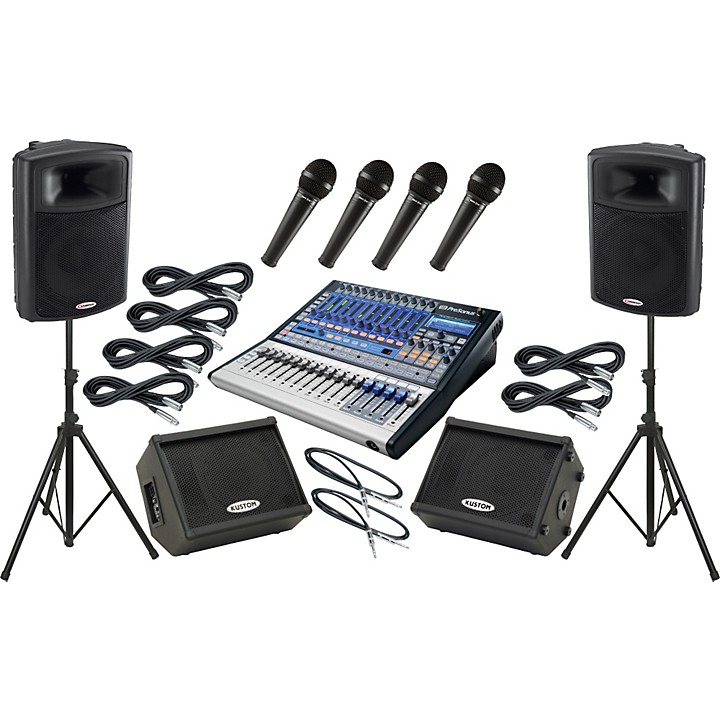 Presonus Studiolive 16.0.2 / Harbinger APS15 Mains and Monitors Package ...