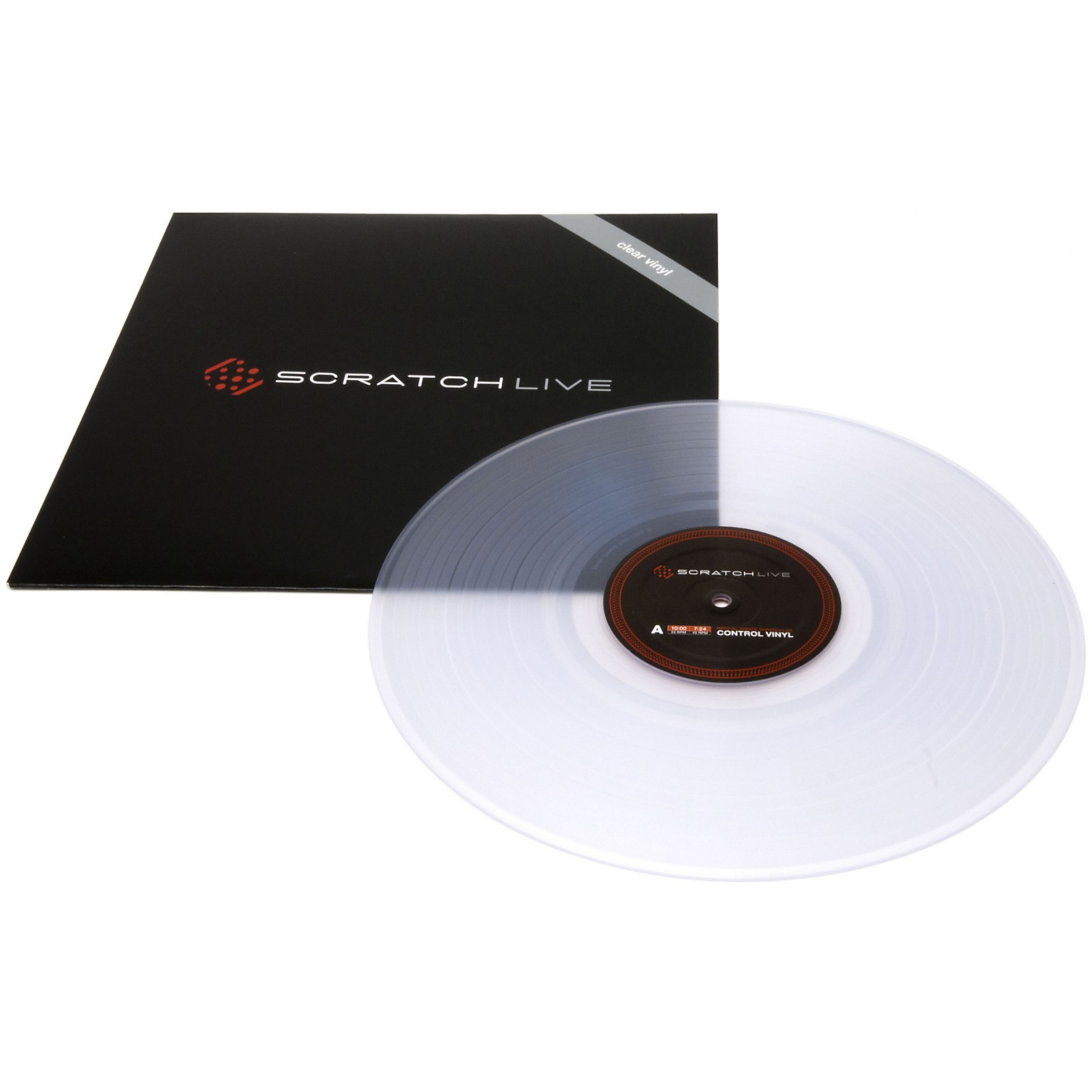 RANE Serato Ver 2 Scratch Vinyl Record Clear | Guitar Center
