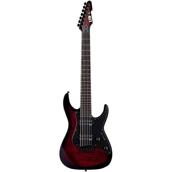 ESP Alex Wade 7-String Electric Guitar Blood Red Sunburst | Guitar Center