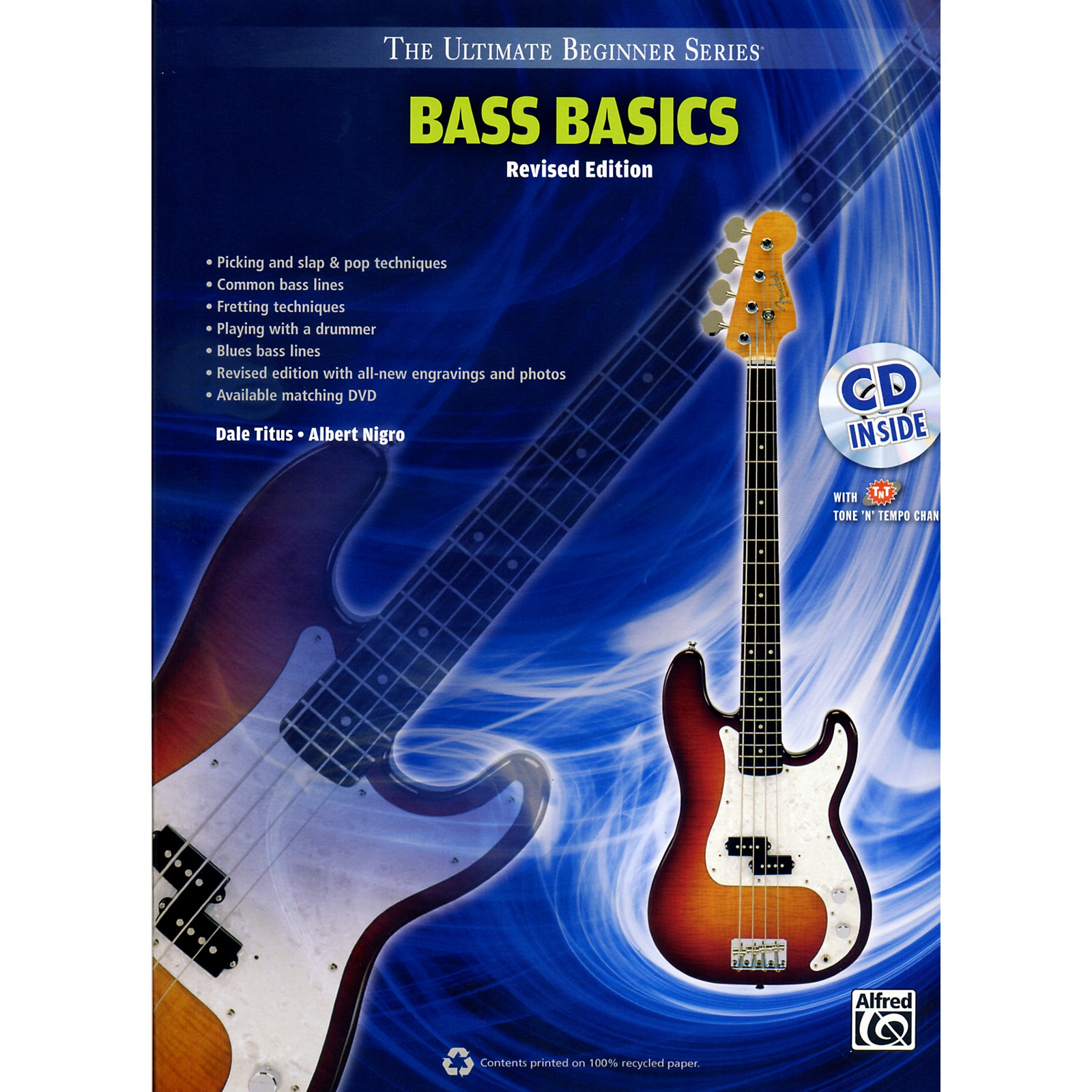 Alfred Ultimate Beginner Bass Basics (Revised Edition) Book & CD ...