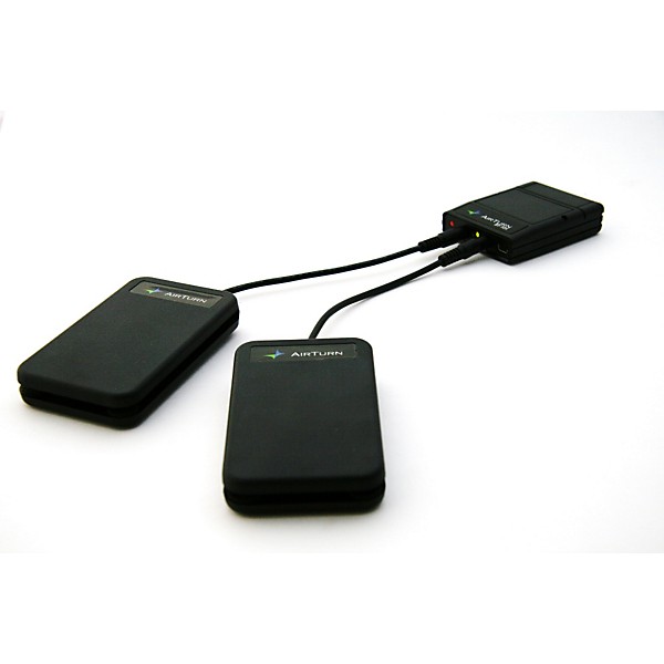 AirTurn Bluetooth BT-105 with 2 ATFS-2 Foot Switches (Black) | Guitar ...