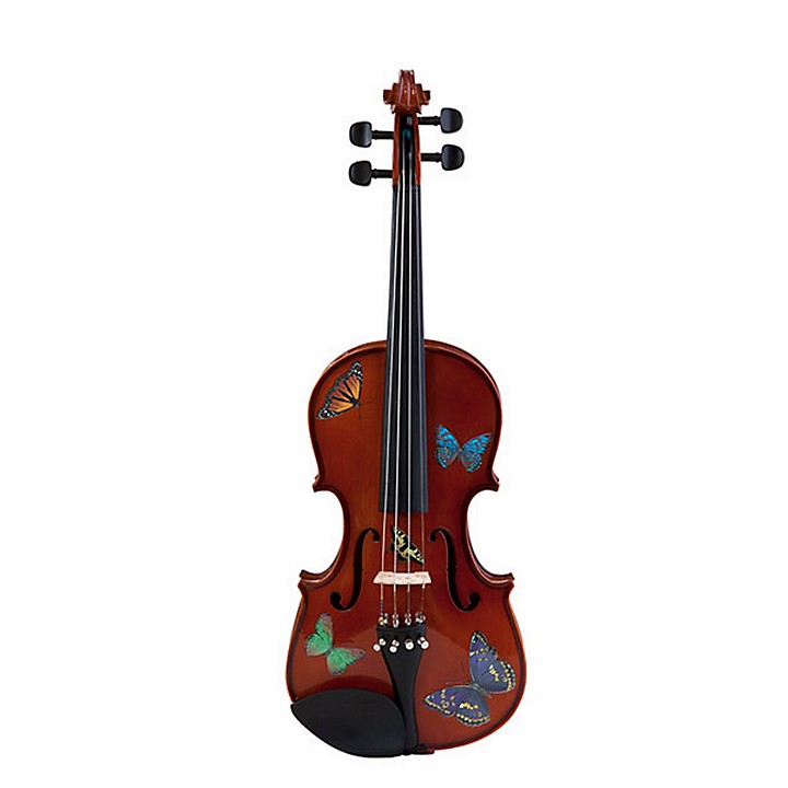 Rozanna's Violins Butterfly Dream Series Violin Outfit 1/2 Size ...