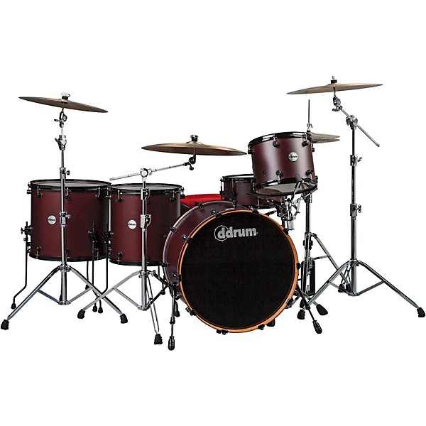 ddrum Reflex Powerhouse 5-Piece Shell Pack Satin Wine Red | Guitar Center