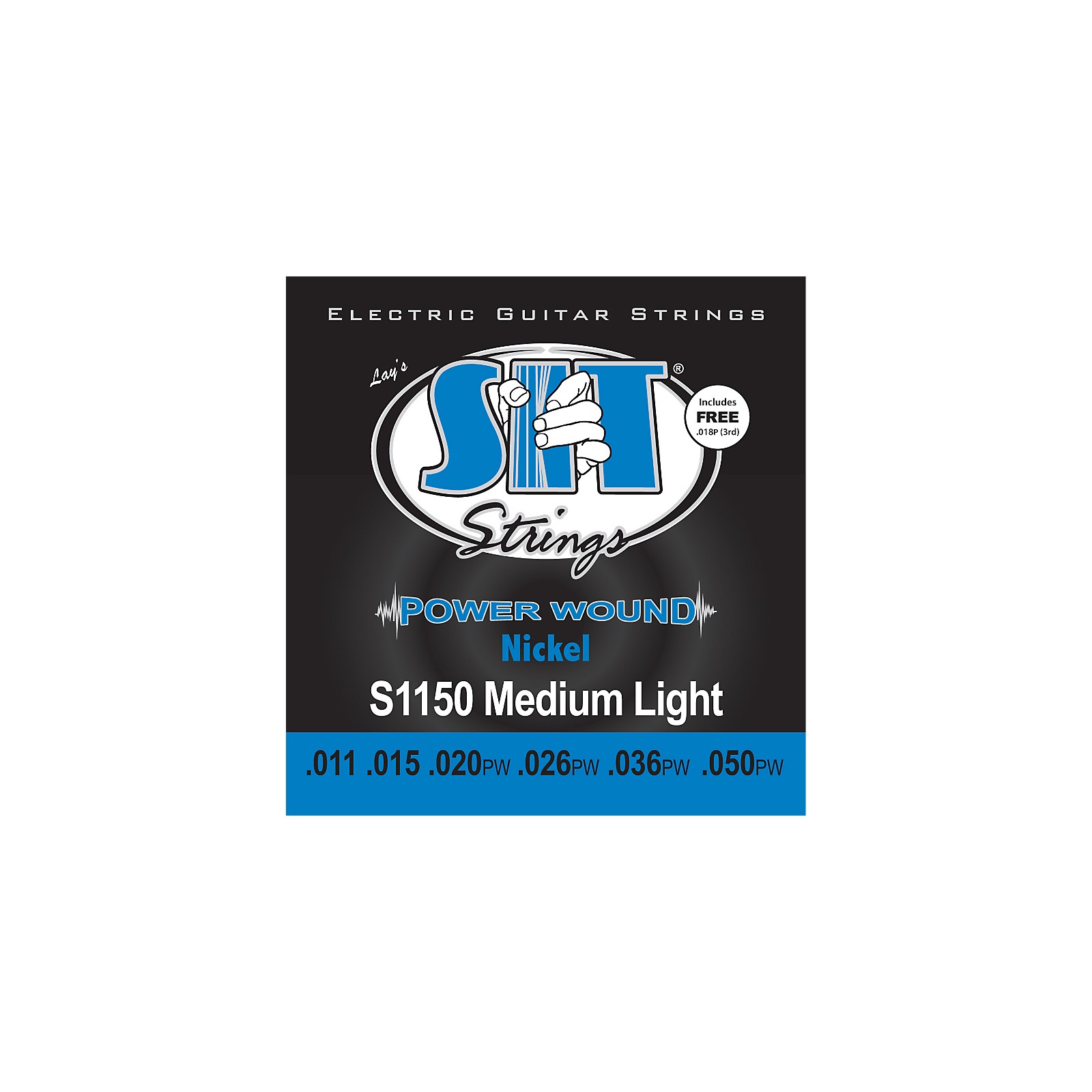 SIT Strings S1150 Medium Light Power Wound Nickel Electric Guitar ...