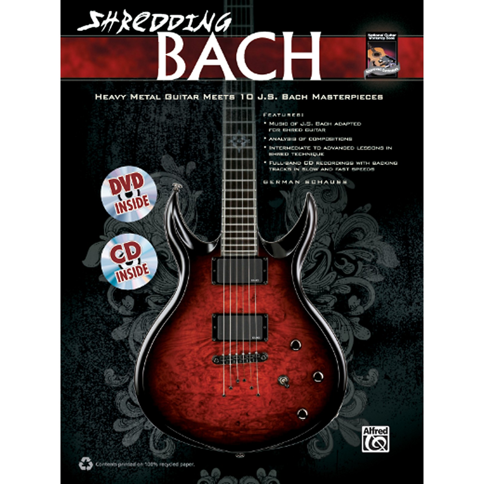 Alfred Shredding Bach Book, CD & DVD | Guitar Center