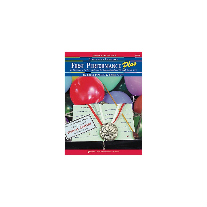 KJOS First Performance Plus Drums & Mallet Percussion Book | Guitar Center