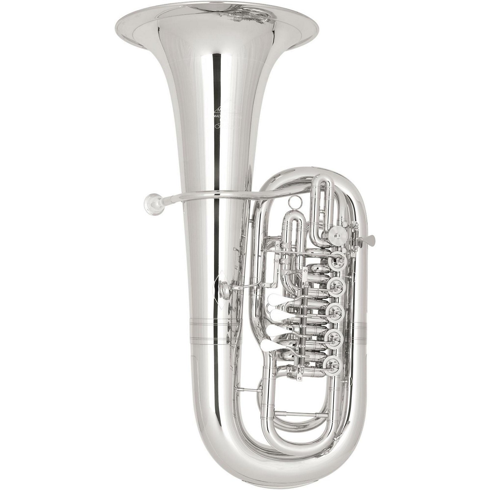 Miraphone 381 Belcanto Solo Series 6-Valve 5/4 F Tuba Silver Gold Brass ...
