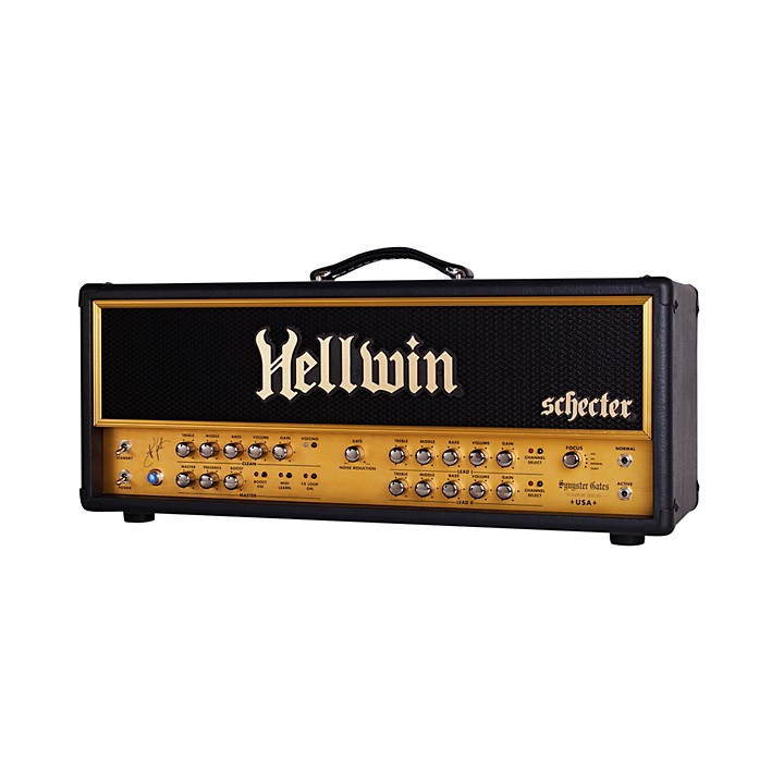 Schecter Guitar Research SYN100-HE Hellwin Stage 100W Tube Guitar Amp Head Black | Guitar Center