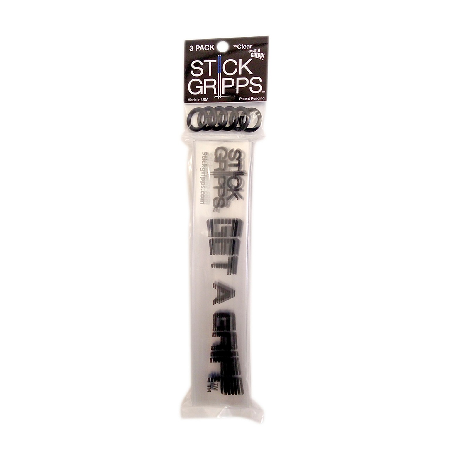 Stick Gripps Ring and Sleeve (3 Pairs) Clear | Guitar Center