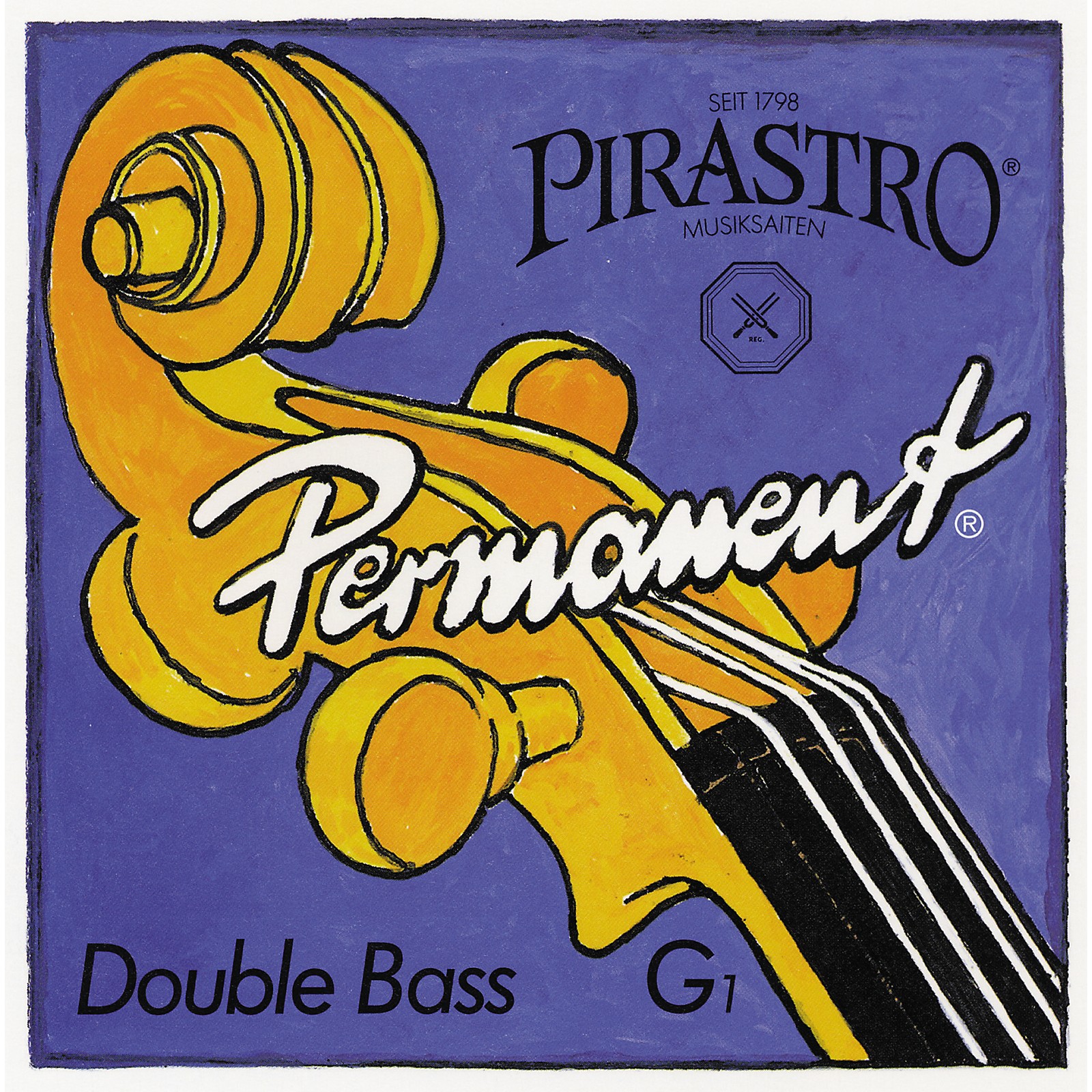 Pirastro Permanent Series Double Bass String Set 3/4 Set Orchestra ...