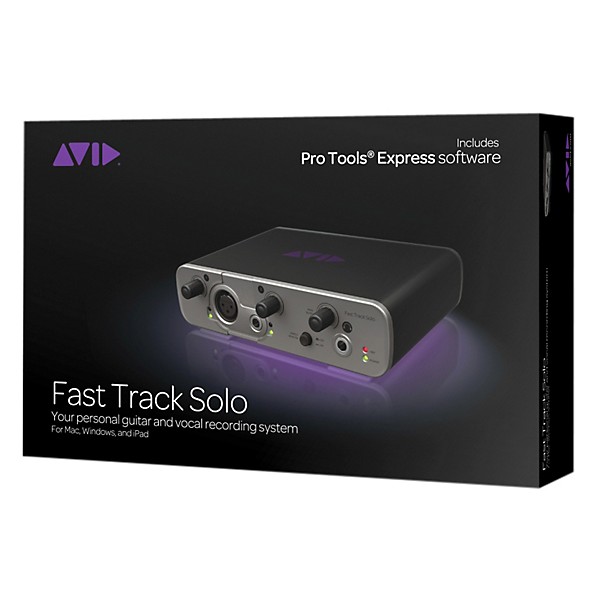 Avid Fast Track Solo with Pro Tools Express (EDU Version) | Guitar Center