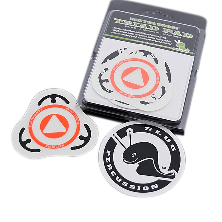 Slug Percussion Triad Pad Batter Badge Orange | Guitar Center