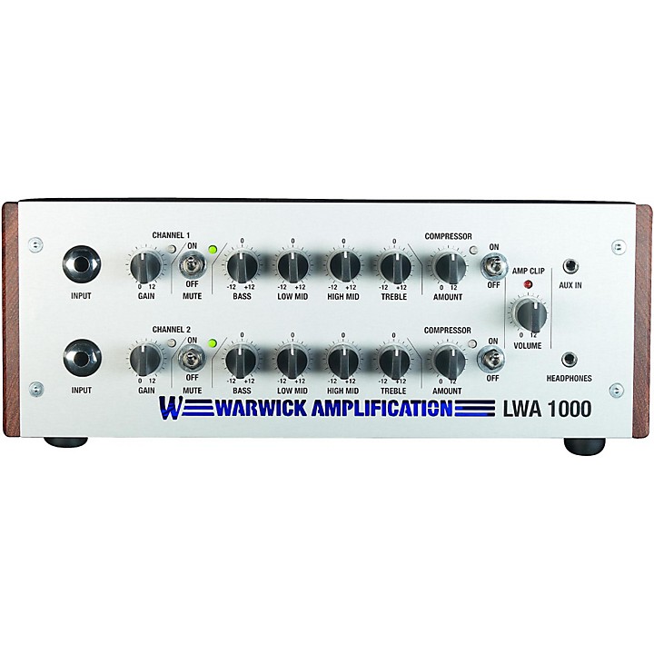 Warwick 1000W Bass Amp Head Silver | Guitar Center