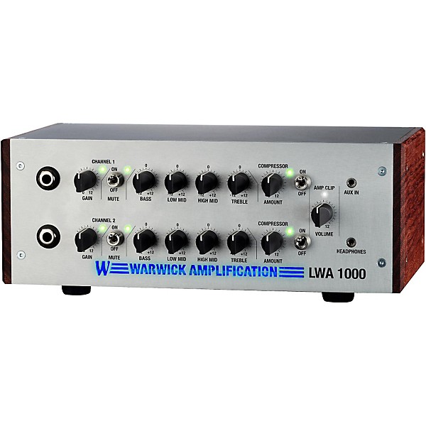 Warwick 1000W Bass Amp Head Silver | Guitar Center