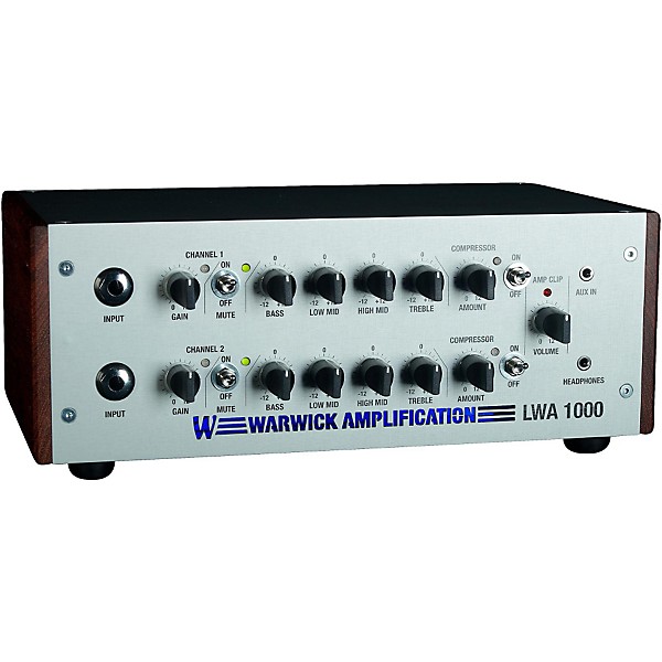 Warwick 1000W Bass Amp Head Silver | Guitar Center