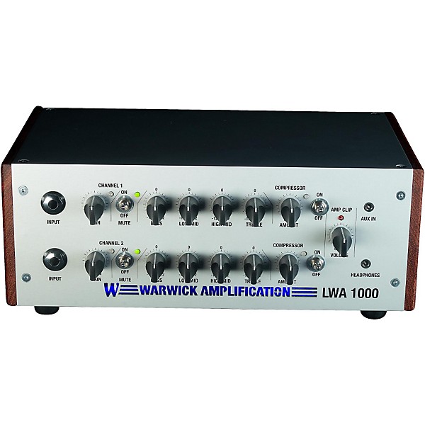 Warwick 1000W Bass Amp Head Silver | Guitar Center