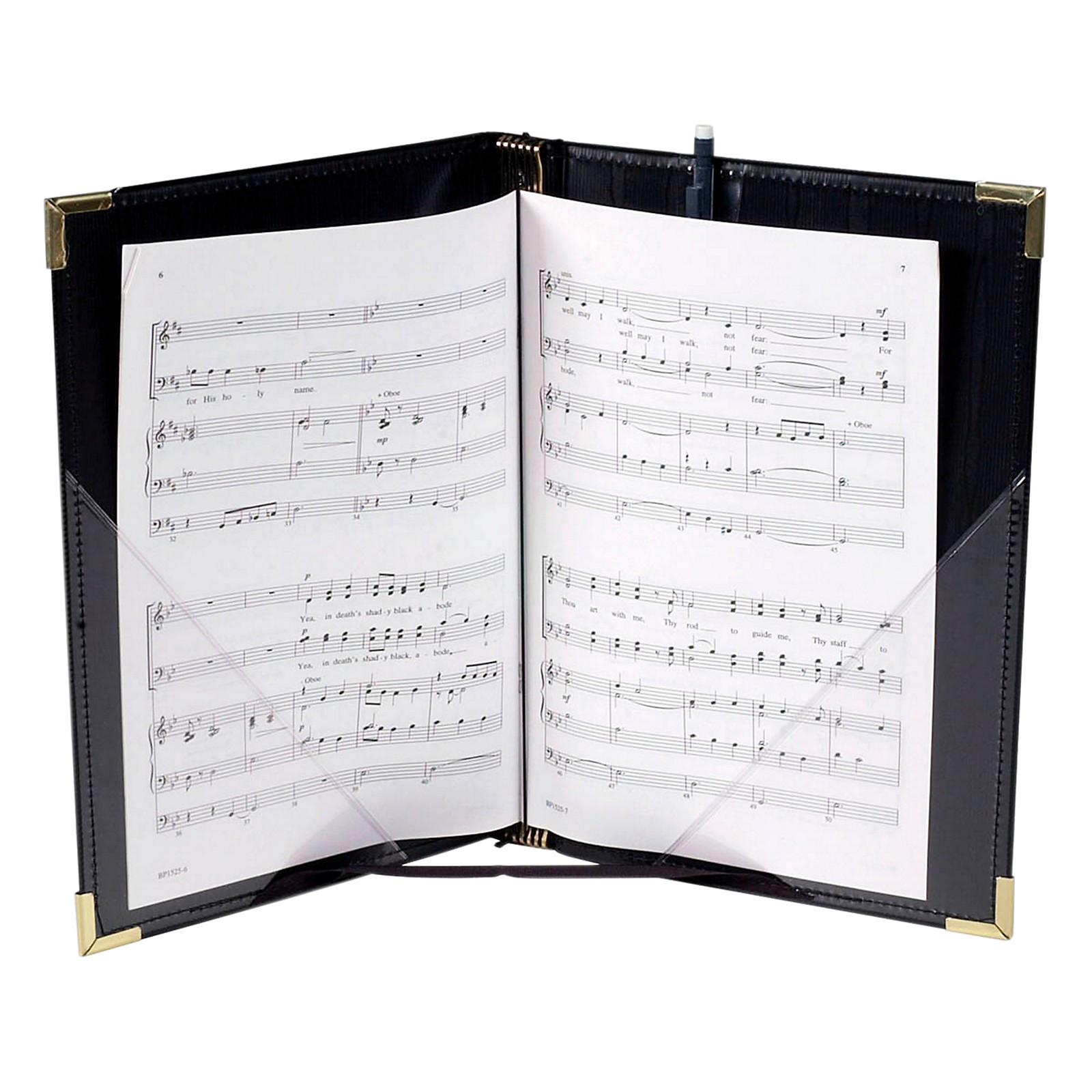 Marlo Plastics Premium Choral Folder 7-3/4 x 11 Octavo Size with ...