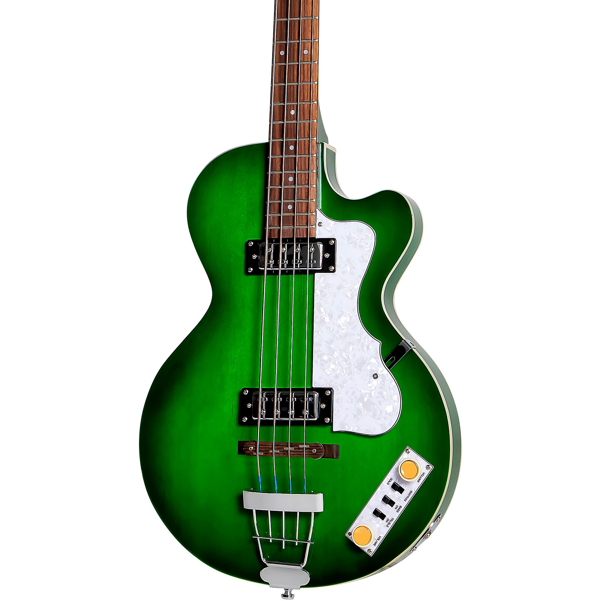 Hofner Ignition Series Club Bass Green Burst | Guitar Center