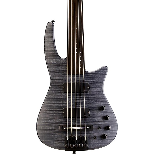 Platinum NS Design CR5 RADIUS Fretless Bass Guitar Satin Charcoal ...