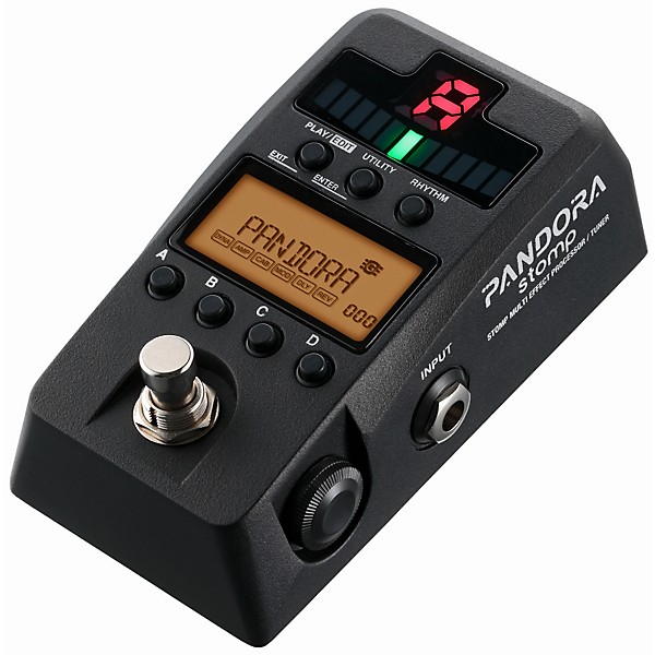 Open Box KORG Pandora Stomp Multi Effect Processor/Tuner Black | Guitar ...