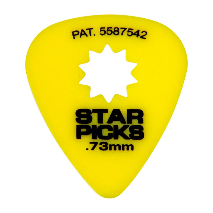 Everly Star Grip Guitar Picks (50 Picks) .73 mm Yellow | Guitar Center