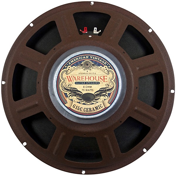 Warehouse Guitar Speakers G15C Ceramic 15" 75W American Vintage Guitar ...