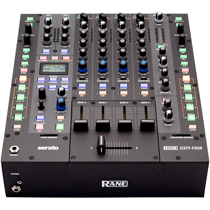 RANE Sixty-Four 4-Channel DJ Mixer with Serato DJ Software | Guitar Center