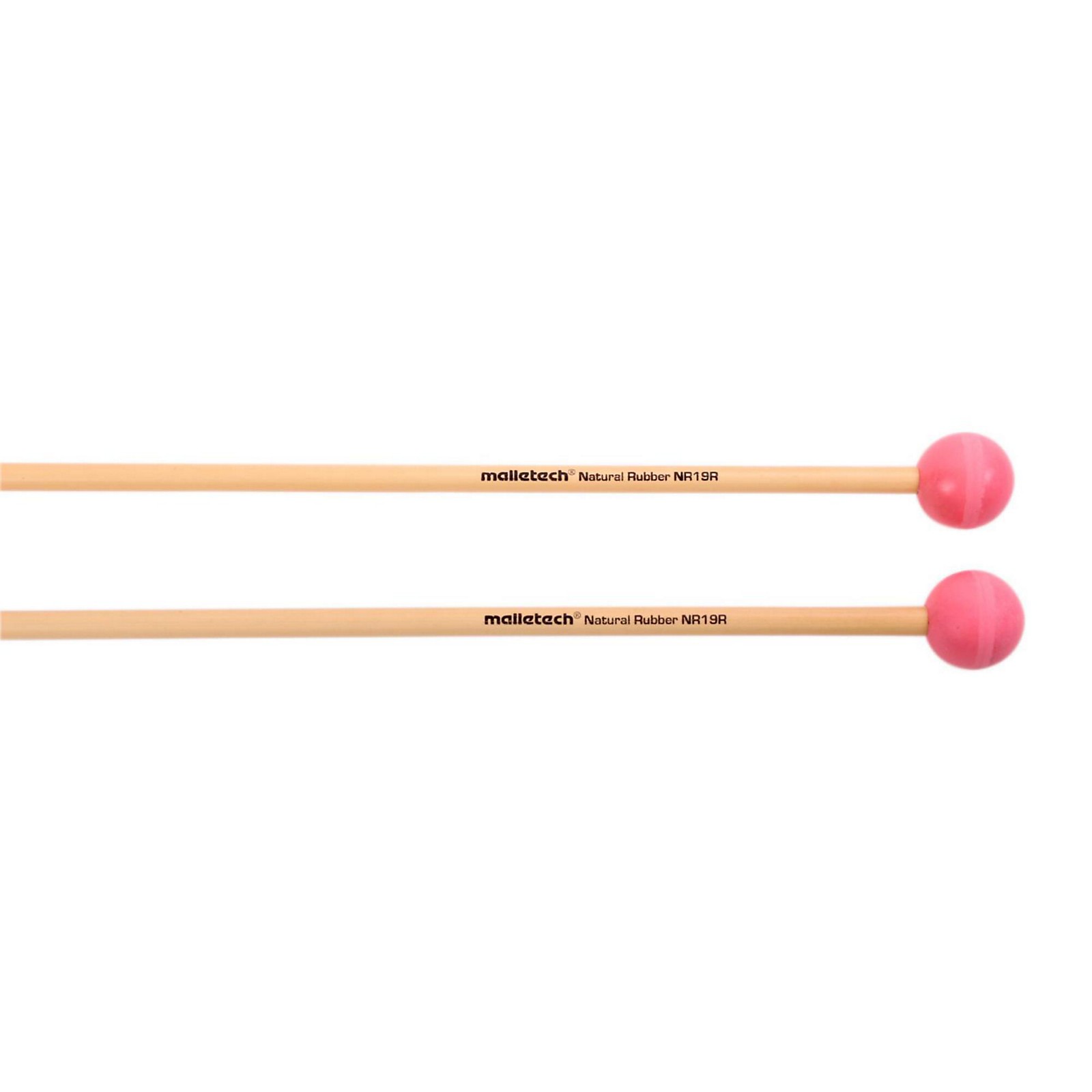 Malletech Natural Rubber Rattan Mallet Pink | Guitar Center