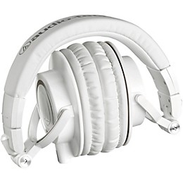 Audio-Technica ATH-M50x Closed-Back Studio Monitoring Headphones White ...