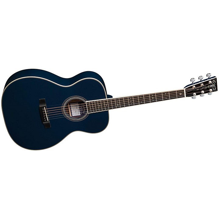 Martin OM Eric Clapton / Hiroshi Fujiwara Navy Blues Acoustic Guitar ...