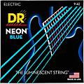 DR Strings Hi-Def NEON Blue Coated Light (9-42) Electric Guitar Strings ...