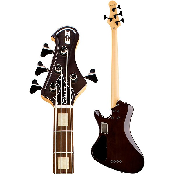 ESP E-II Stream Electric Bass Guitar See-Thru Black | Guitar Center