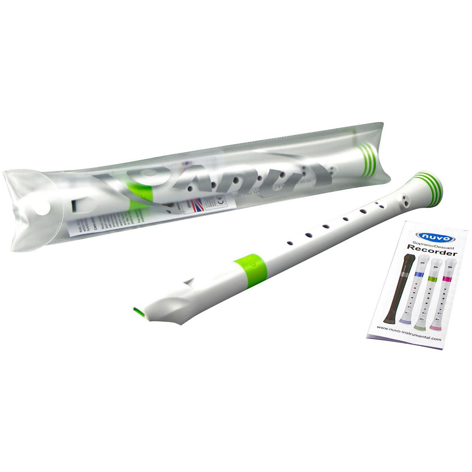 Nuvo Recorder with Case Green | Guitar Center