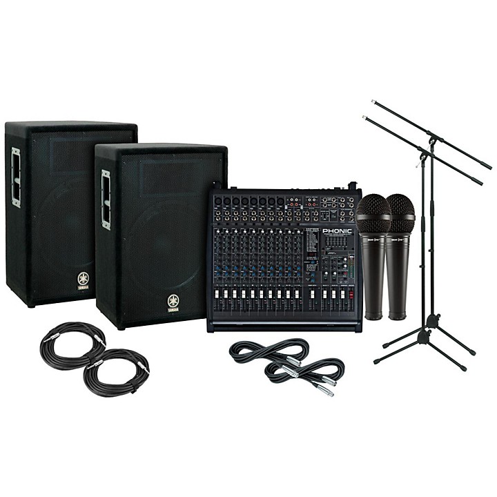 Yamaha A15 Phonic 1860 PA Package | Guitar Center