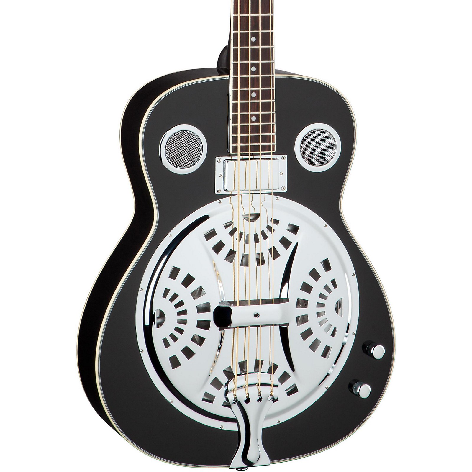 Dean Resonator Acoustic-Electric Bass Classic Black | Guitar Center