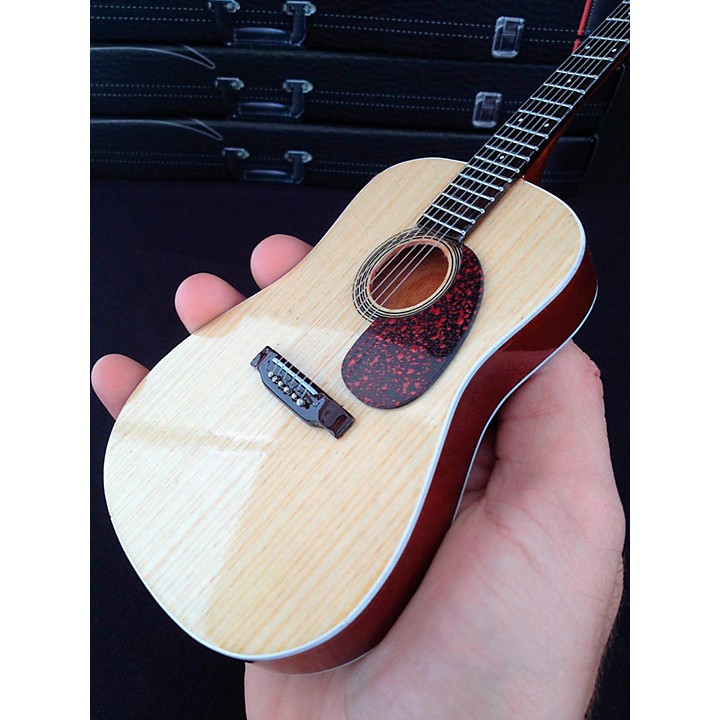 Axe Heaven Classic Natural Finish Acoustic Miniature Guitar Replica ...