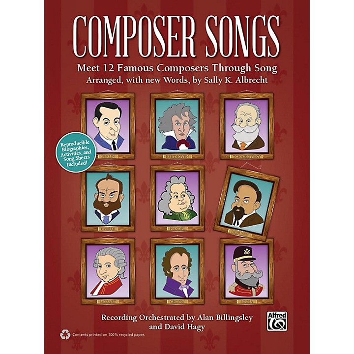 Alfred Composer Songs Book & CD | Guitar Center