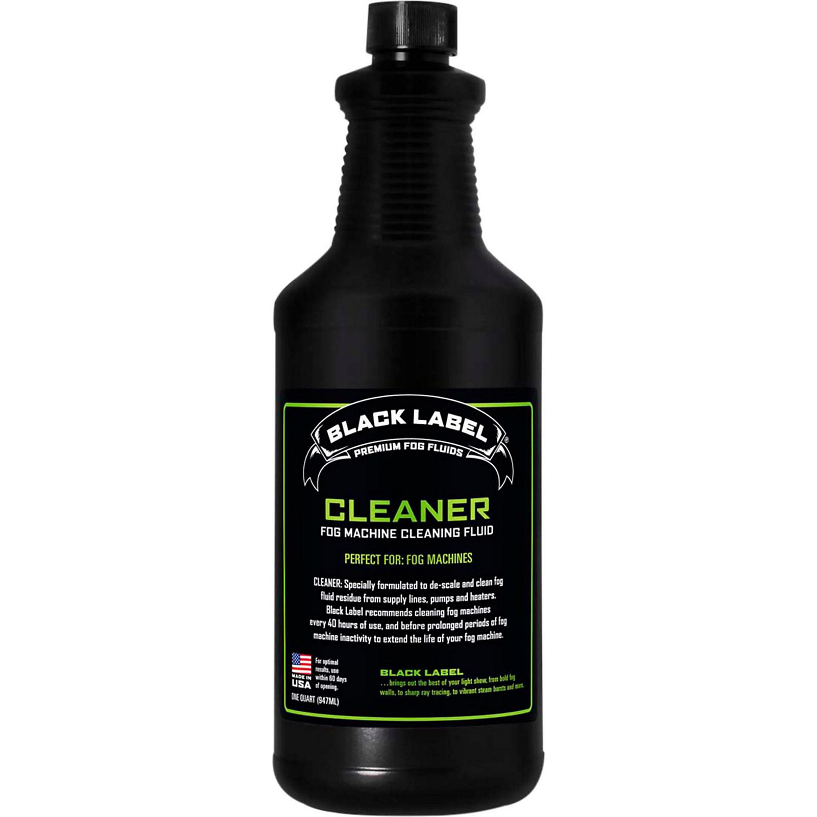 Black Label Cleaning Fluid For Fog Machines - 1 Quart | Guitar Center