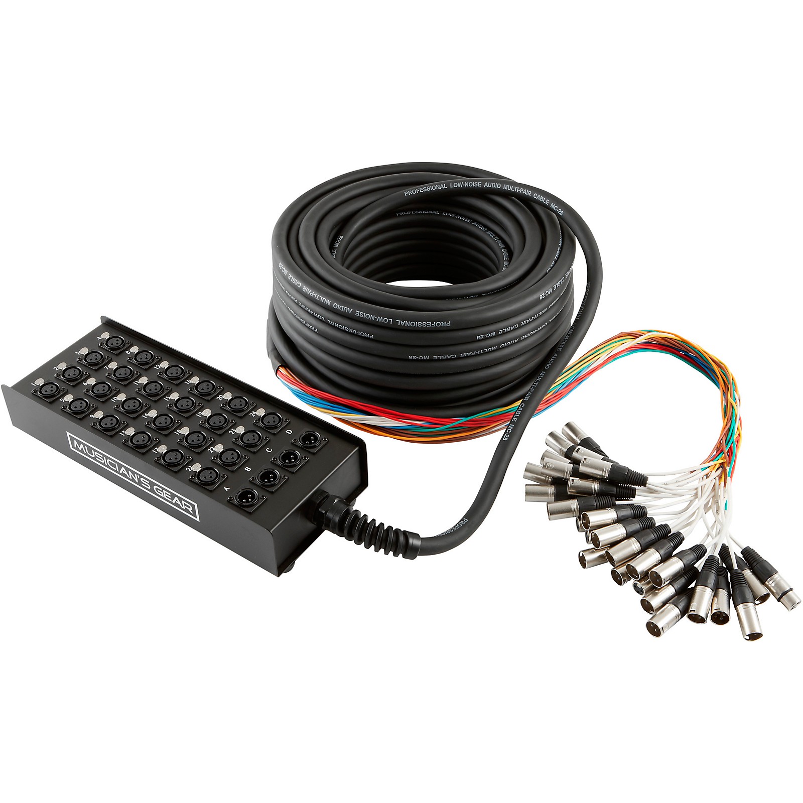 Musician's Gear Stage Snake 24 x 4 100 ft. | Guitar Center