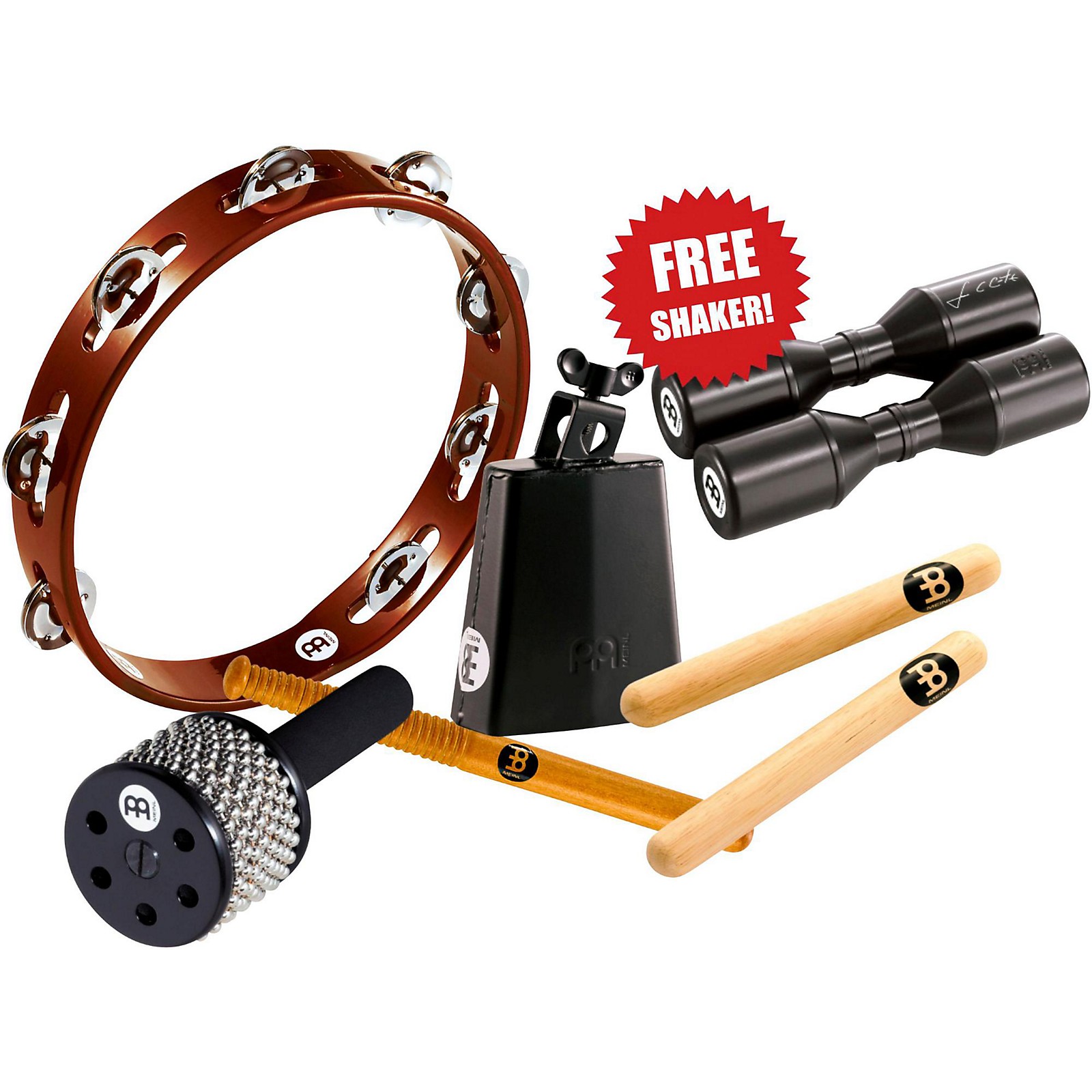 MEINL Essential Perc Pack With Free Shaker for Cajon, Djembe, Bongos ...