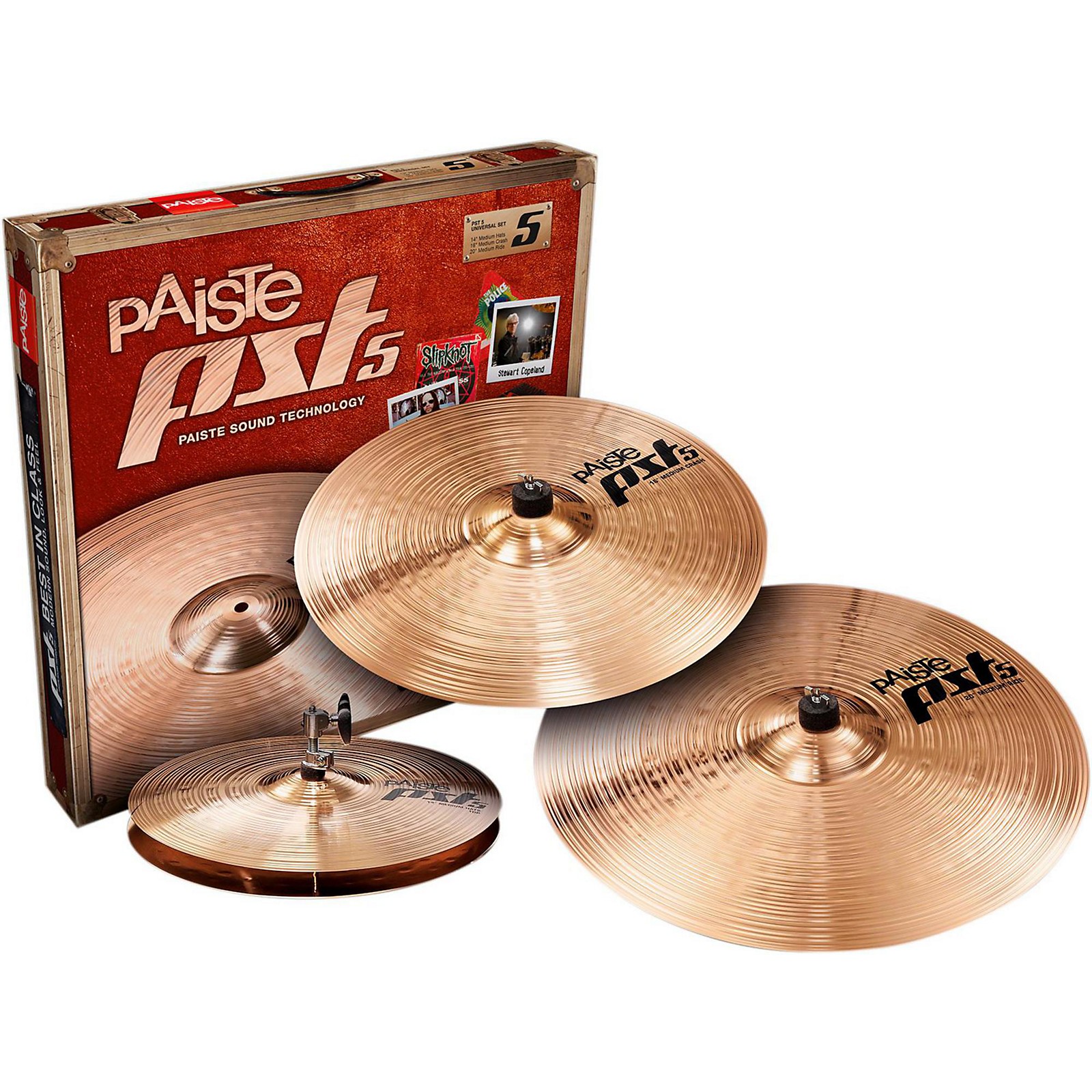 Paiste PST 5 Universal Set 14, 16 and 20 in. | Guitar Center