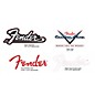 Fender Logo Die Cut Stickers (4 Pack) | Guitar Center